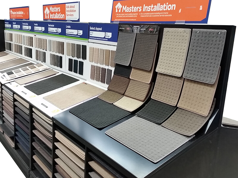 Carpet Displays | Jarvis Martin Display Stands